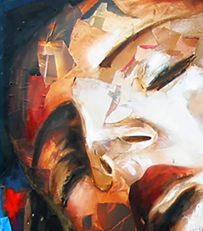 Indomitable/ Indomptable Painting by Nathalie Lemaitre | Saatchi Art