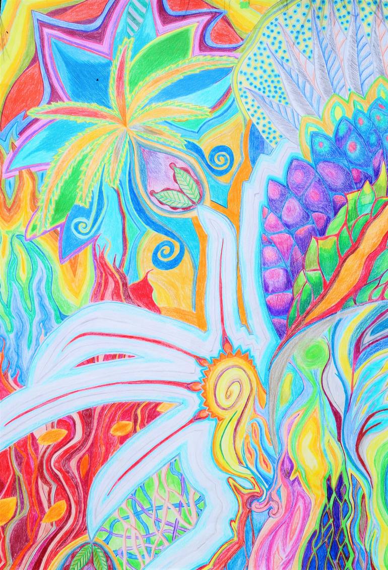 Fiesta under the Sea Drawing by Maria Giangiulio | Saatchi Art