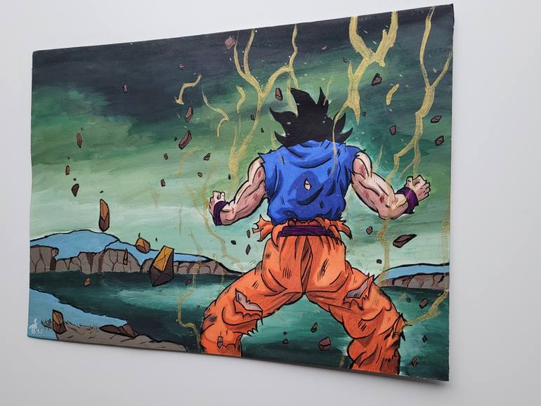 Goku Namek previous SSj Drawing by Gabriel Iglesias | Saatchi Art