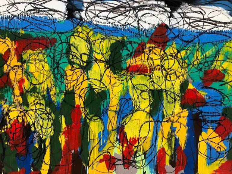 #Globalization Painting by Domenico Di Caterino | Saatchi Art