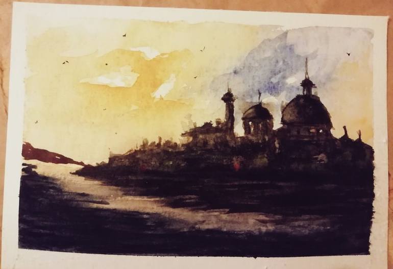 Smokey City Painting by Zuhair Roomaney | Saatchi Art