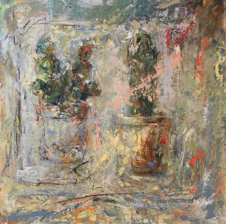 Cactus I Painting by Felipe Rodrigo Diez | Saatchi Art