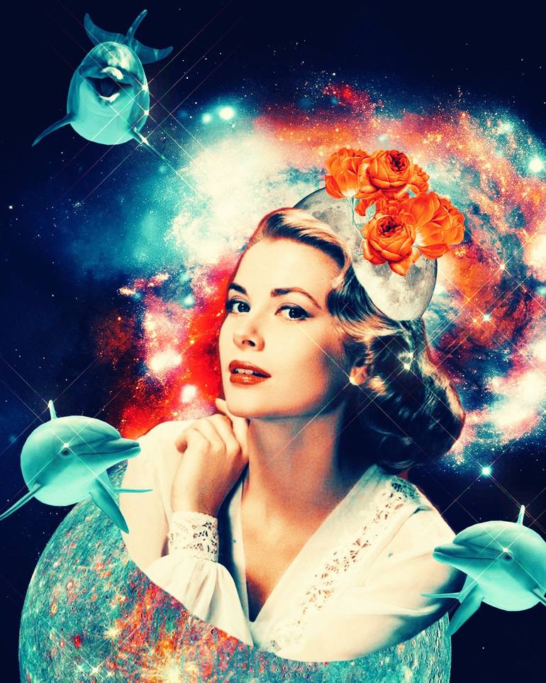 Grace Kelly Collage by Jennifer Liske | Saatchi Art