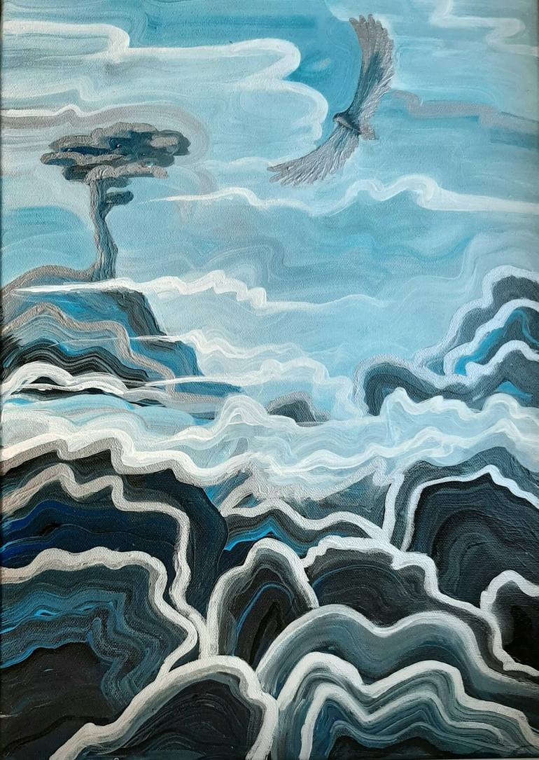 Flight Painting by Katy I | Saatchi Art