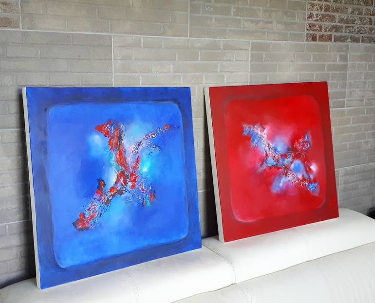 DUO Painting by Sylvid Art | Saatchi Art