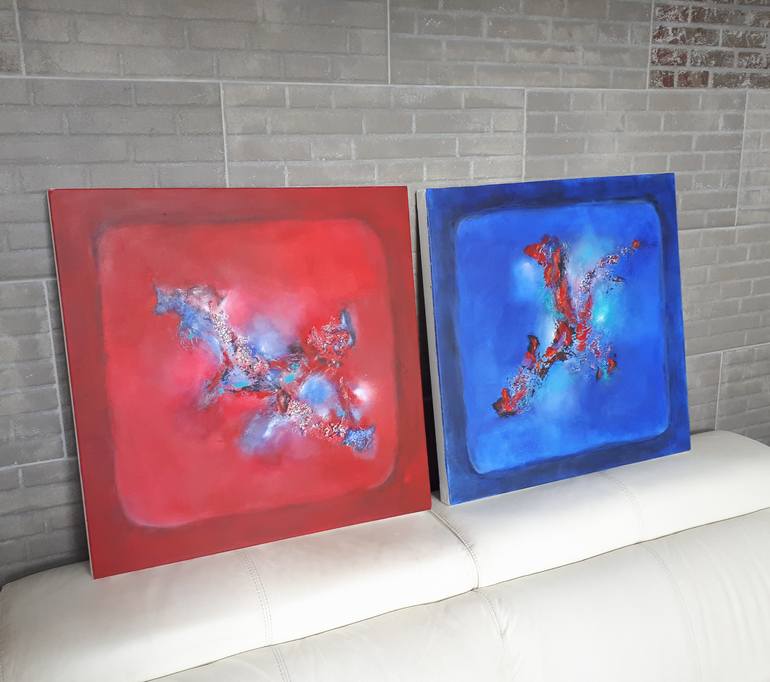 DUO Painting by Sylvid Art | Saatchi Art