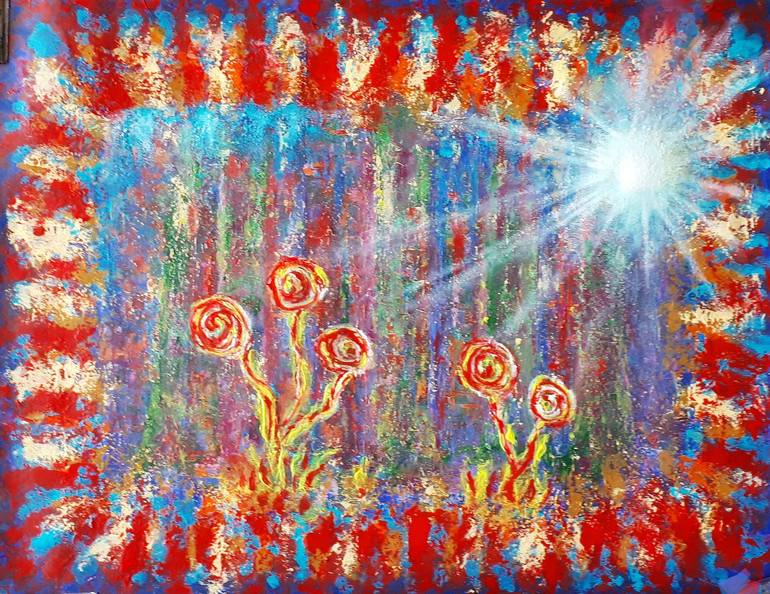 Hot summer (from four seasons series) Painting by sylvid art | Saatchi Art