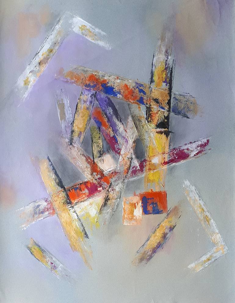 ECLATS 4 Painting by Sylvid Art | Saatchi Art