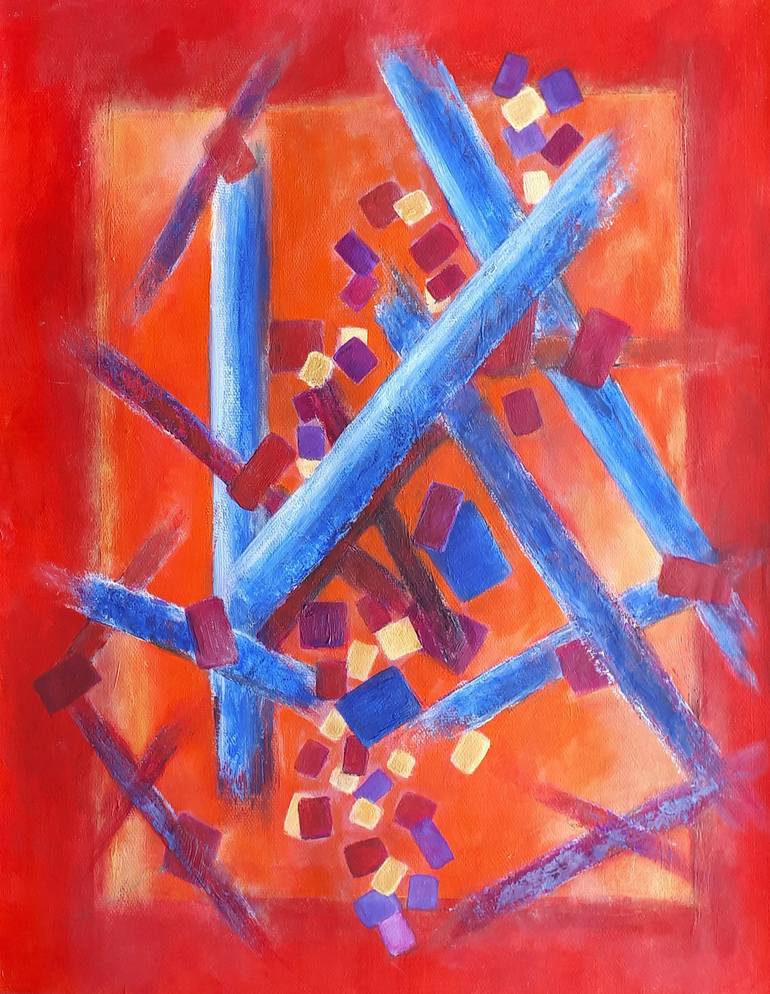 ECLATS 7 Painting by Sylvid Art | Saatchi Art