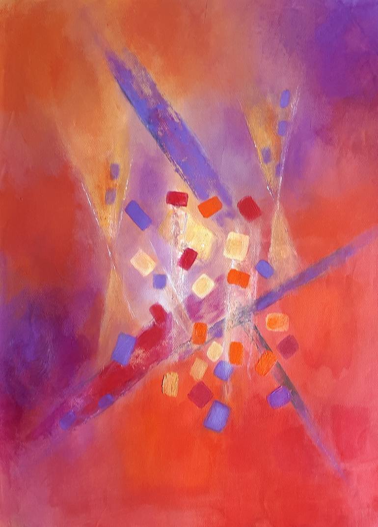 ECLATS 6 Painting by sylvid art | Saatchi Art