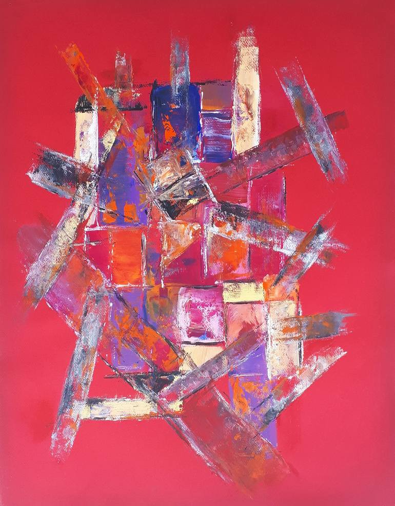 ECLATS 2 Painting by sylvid art | Saatchi Art