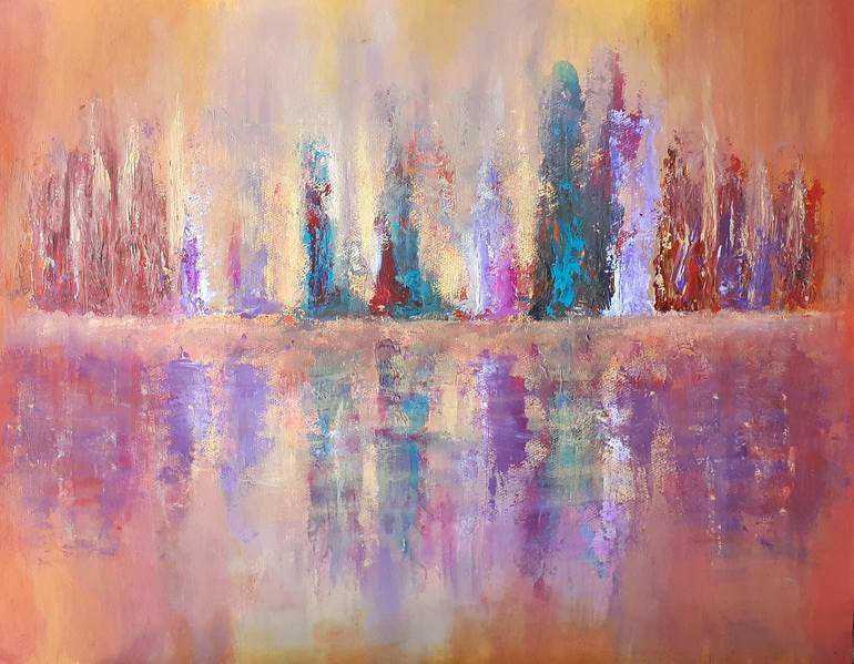 Soleil d'automne 2 (from four seasons series) Painting by Sylvid Art ...