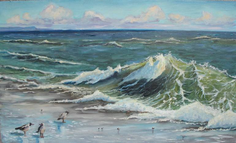 The billow Painting by Nataly Alexeeva | Saatchi Art