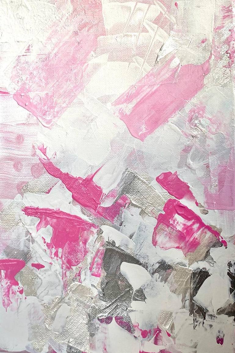 Rose Quartz Painting by Anna Setteforeste | Saatchi Art
