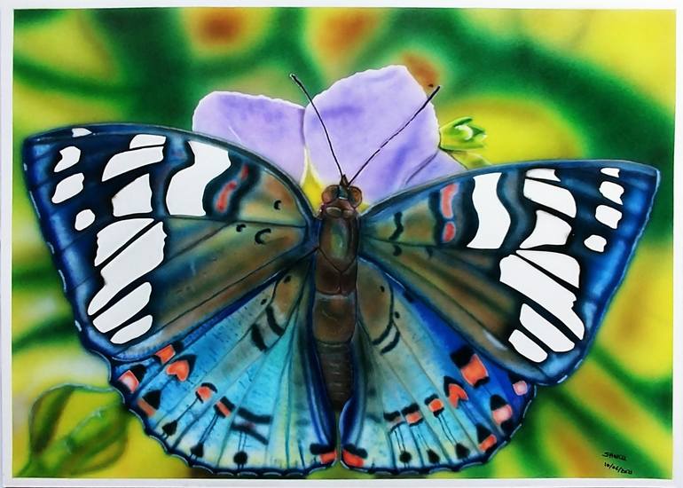 Little Blue Painting by Riccardo Smith | Saatchi Art