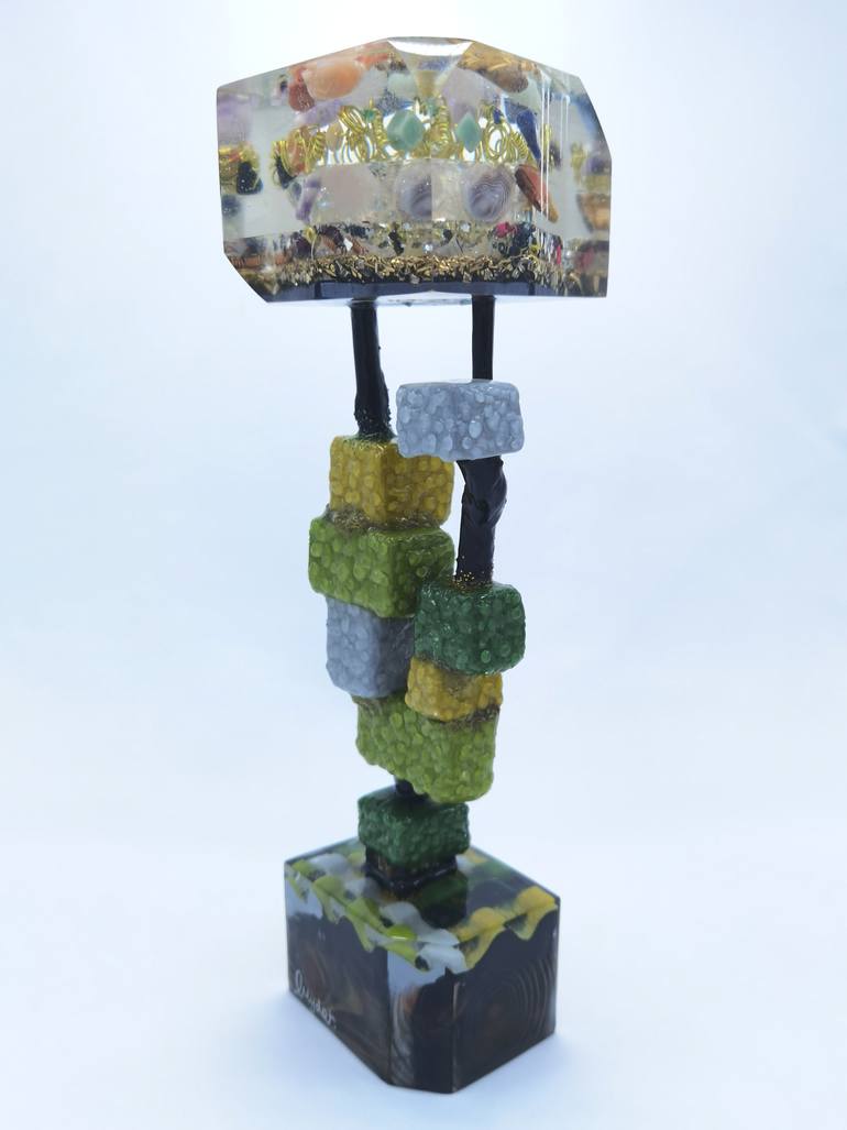 Delusion Sculpture by Leonie Myder Orgone Matrix | Saatchi Art