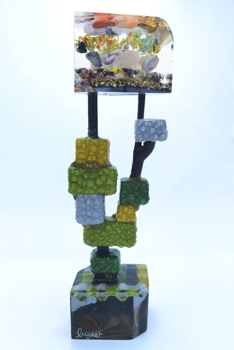 Delusion Sculpture by Leonie Myder Orgone Matrix | Saatchi Art