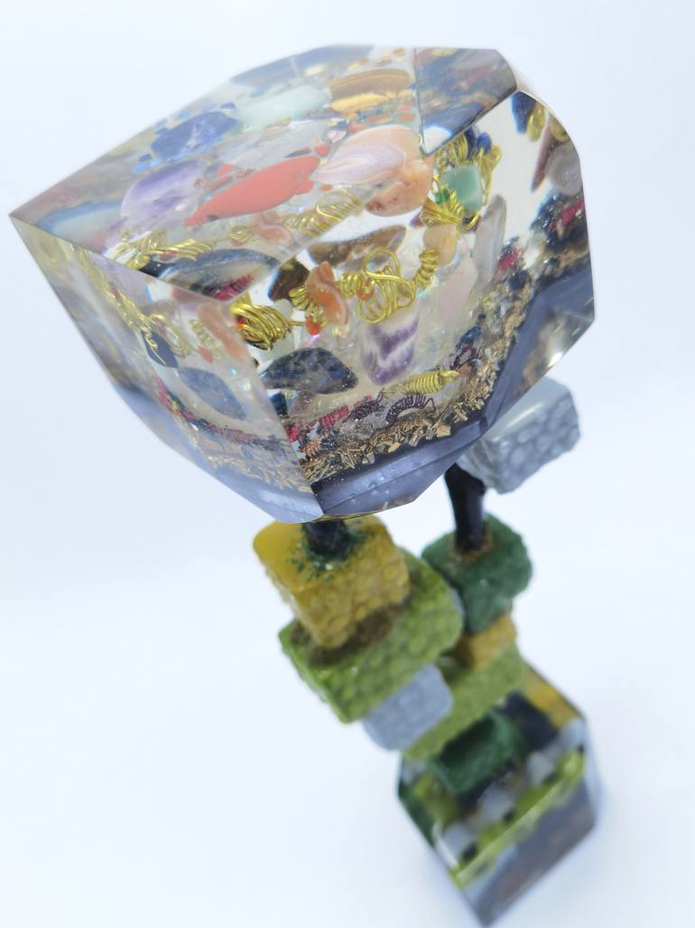 Delusion Sculpture by Leonie Myder Orgone Matrix | Saatchi Art