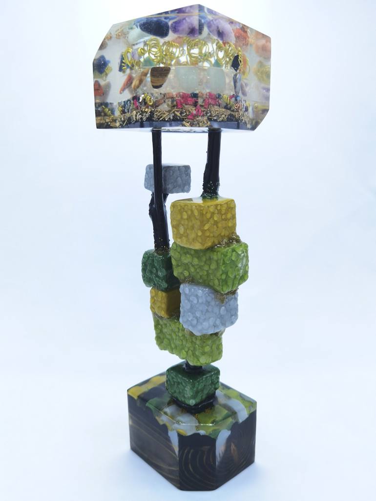 Delusion Sculpture by Leonie Myder Orgone Matrix | Saatchi Art