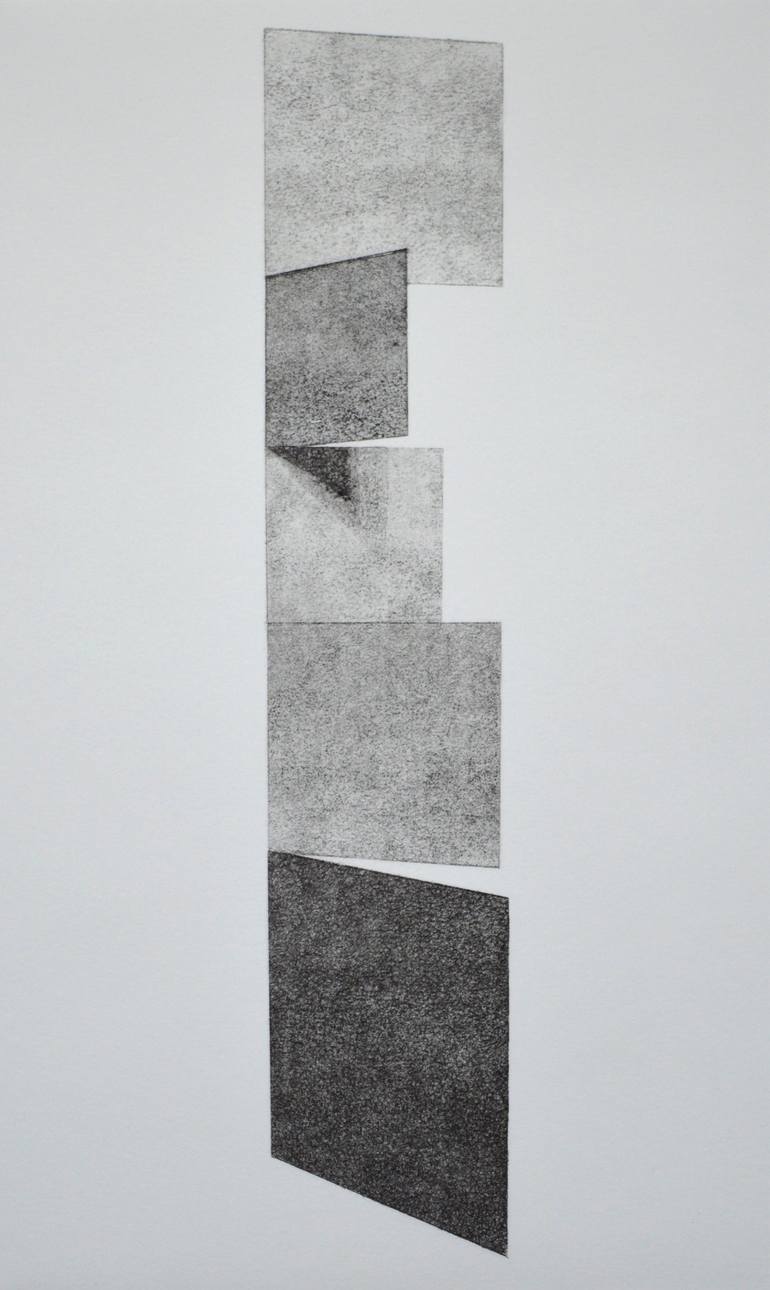 Rotate (squares) Printmaking by Sarah Crossfield | Saatchi Art