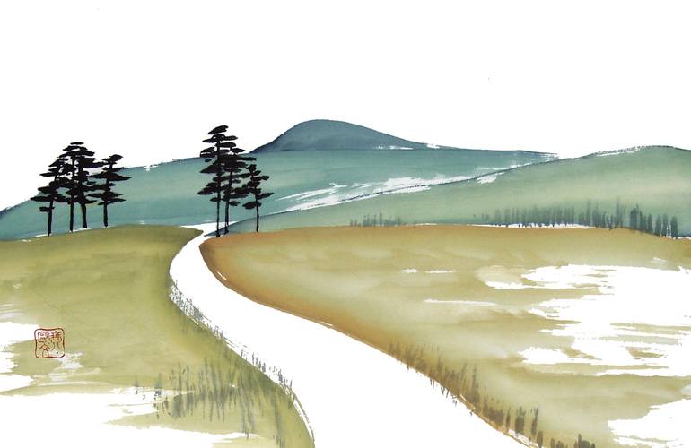 Le Lisieux Painting by Jane Evans | Saatchi Art