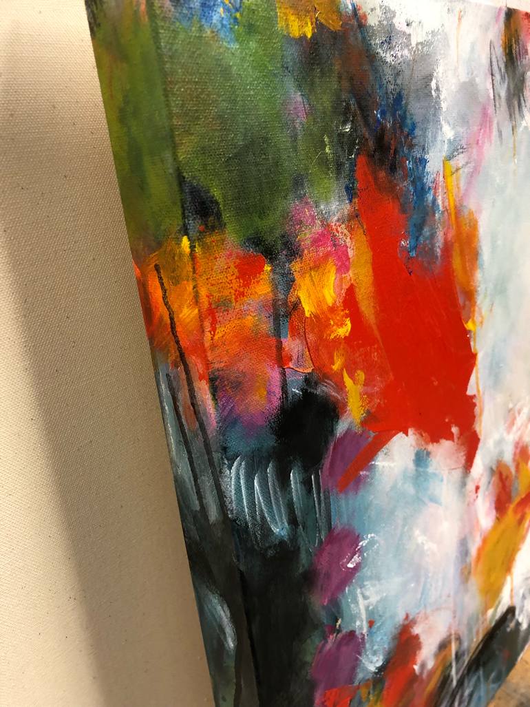 Five Leaves Left Painting by Corina Hanson | Saatchi Art