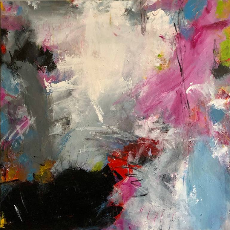 Drunk on the Moon Painting by Corina Hanson | Saatchi Art