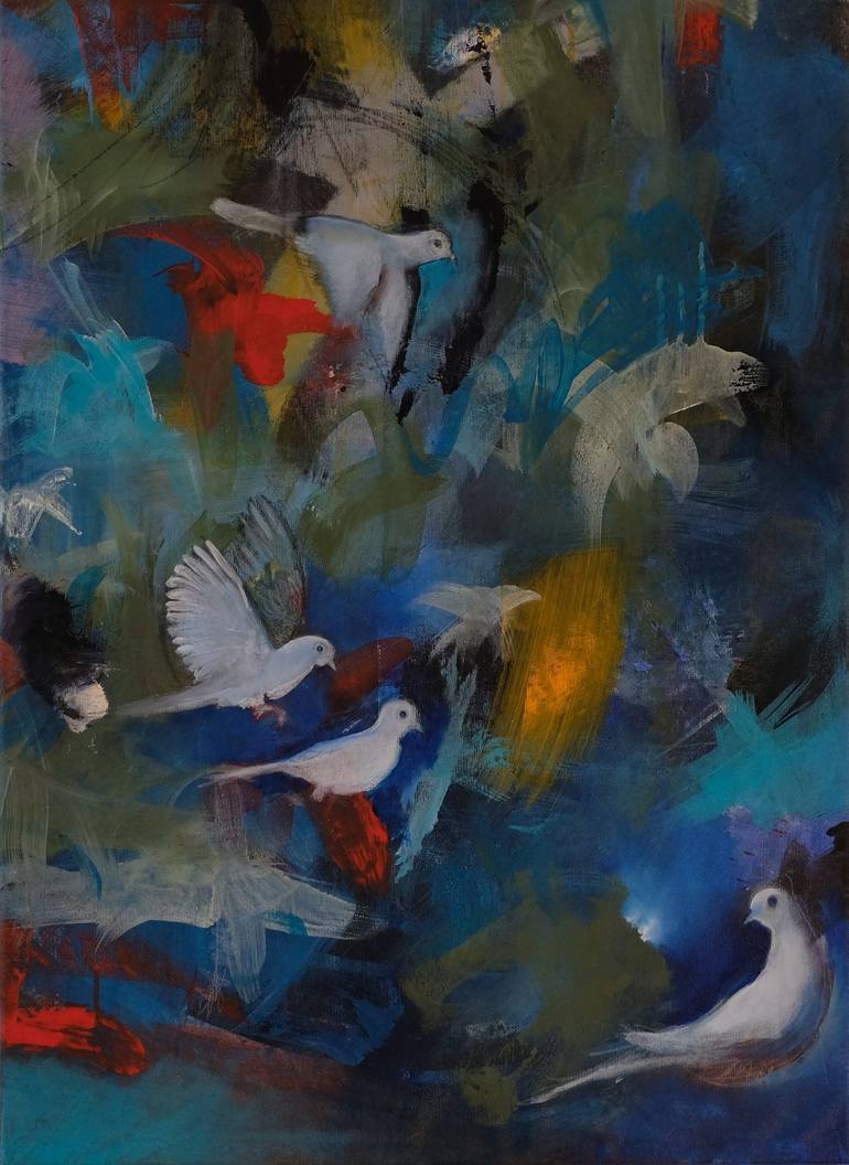 Freedom 00032017 Painting by Juan Eli Rodriguez | Saatchi Art