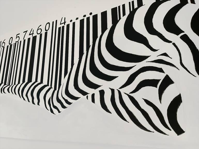 Barcode Painting by Oleg Kurilin | Saatchi Art