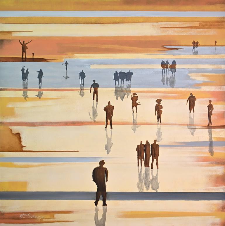 Displacement Painting by Mohammed Alhaj | Saatchi Art