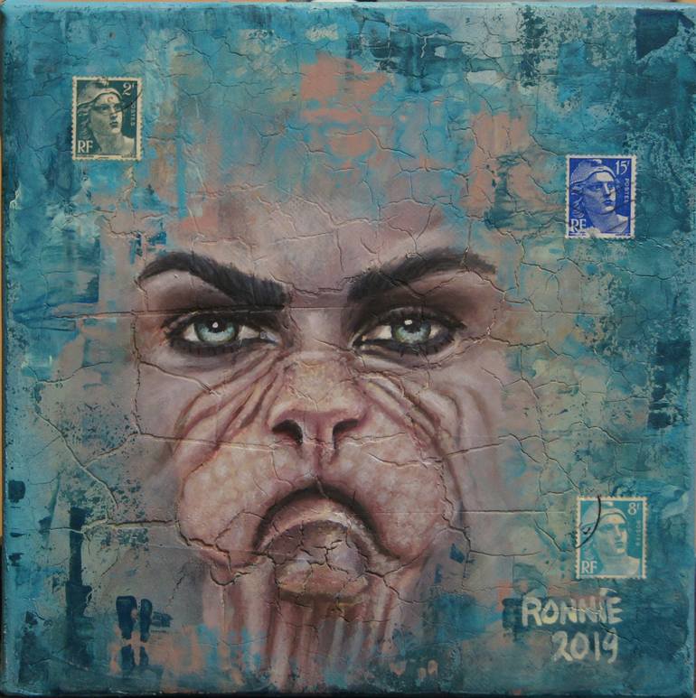 Grumpy Painting by Ronnie Jiang | Saatchi Art