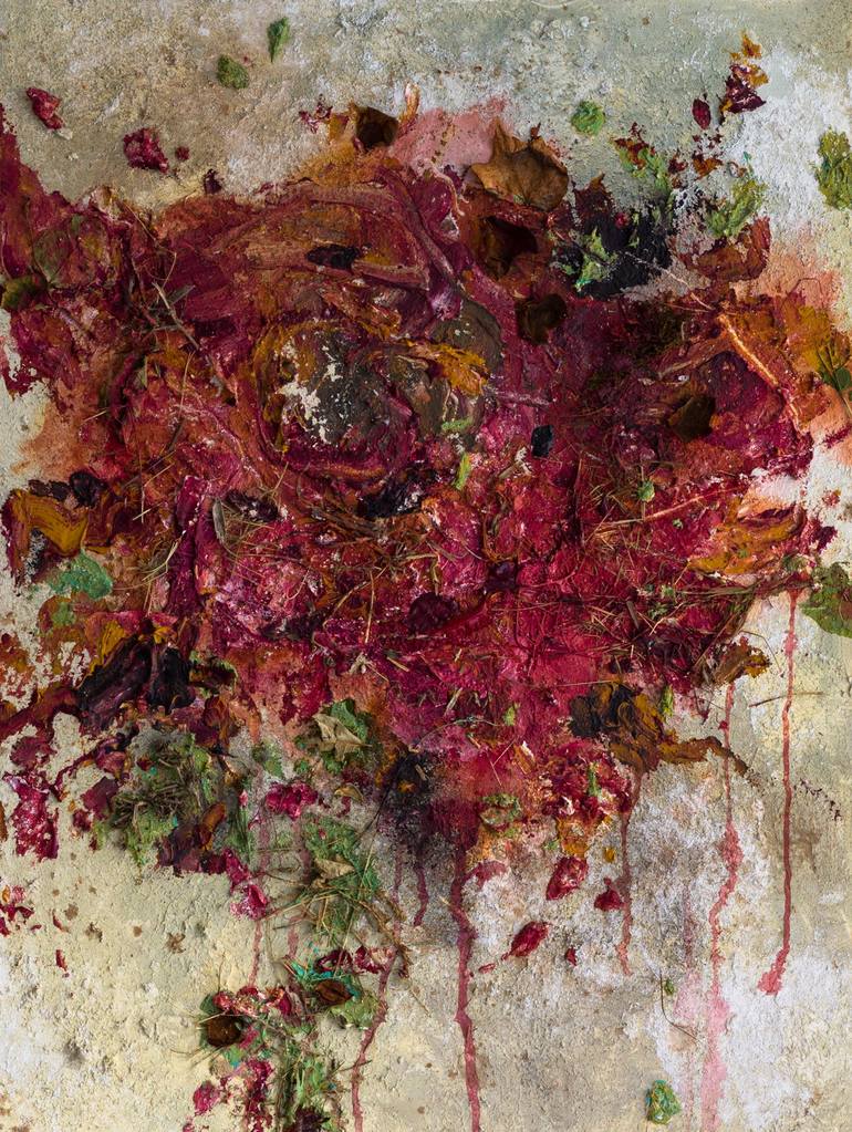 The Rose Painting by Dorlie Fuchs | Saatchi Art