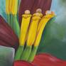 banana flower, painting in the study, living room, bedroom Painting by ...