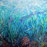 Shoal Of Fish On The Bottom Underwater Original Painting Painting by Viktoriya Filipchenko ...