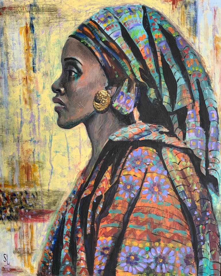 Timeless woman Painting by Svetlana Lapteva | Saatchi Art