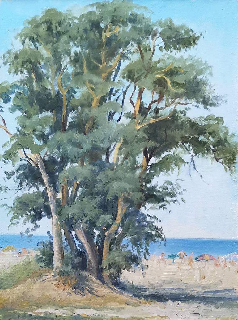 Etude. Tree. Painting by Tatiana Pavlova | Saatchi Art