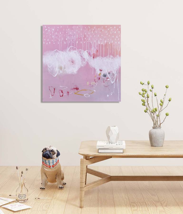 High Five Painting by Misako Chida | Saatchi Art