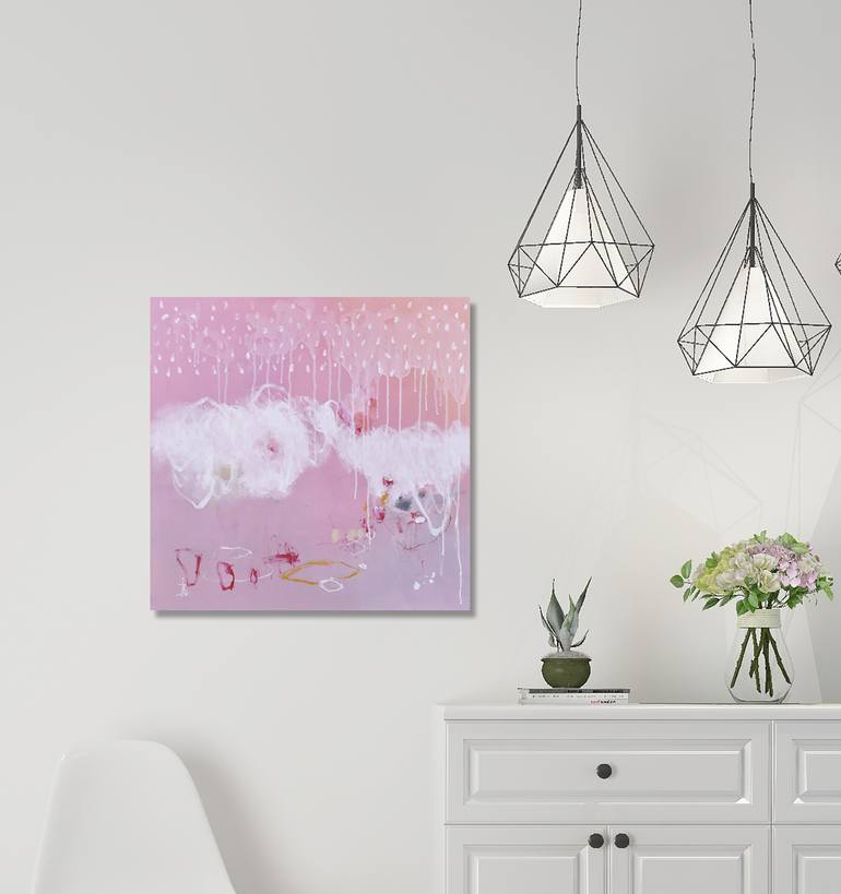 High Five Painting by Misako Chida | Saatchi Art