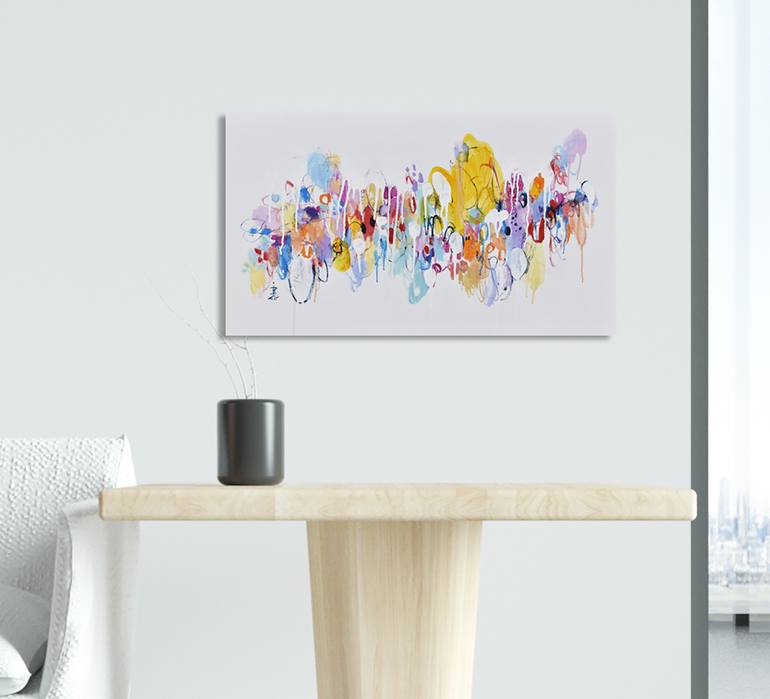 The World is Splendid Painting by Misako Chida | Saatchi Art