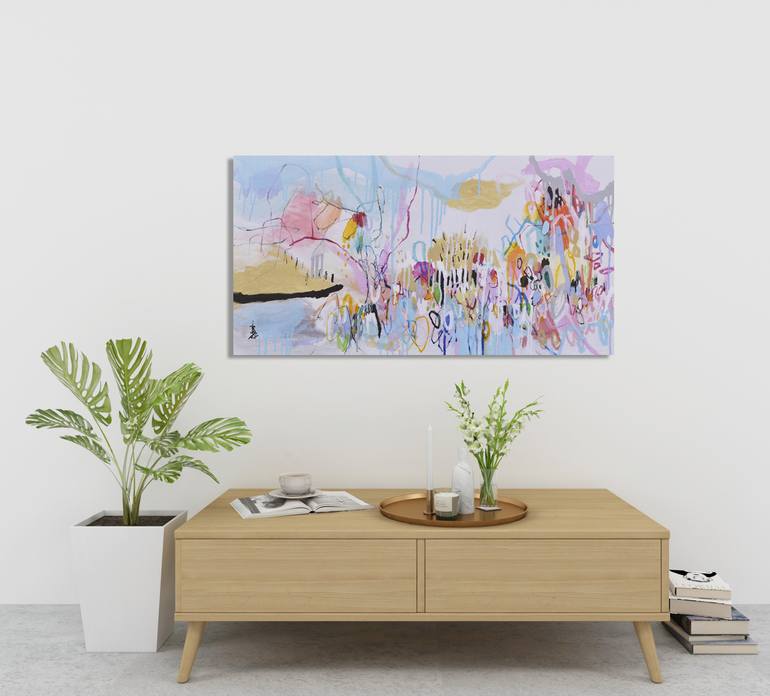 The Village's Got a Happiness Amplifier Painting by Misako Chida ...