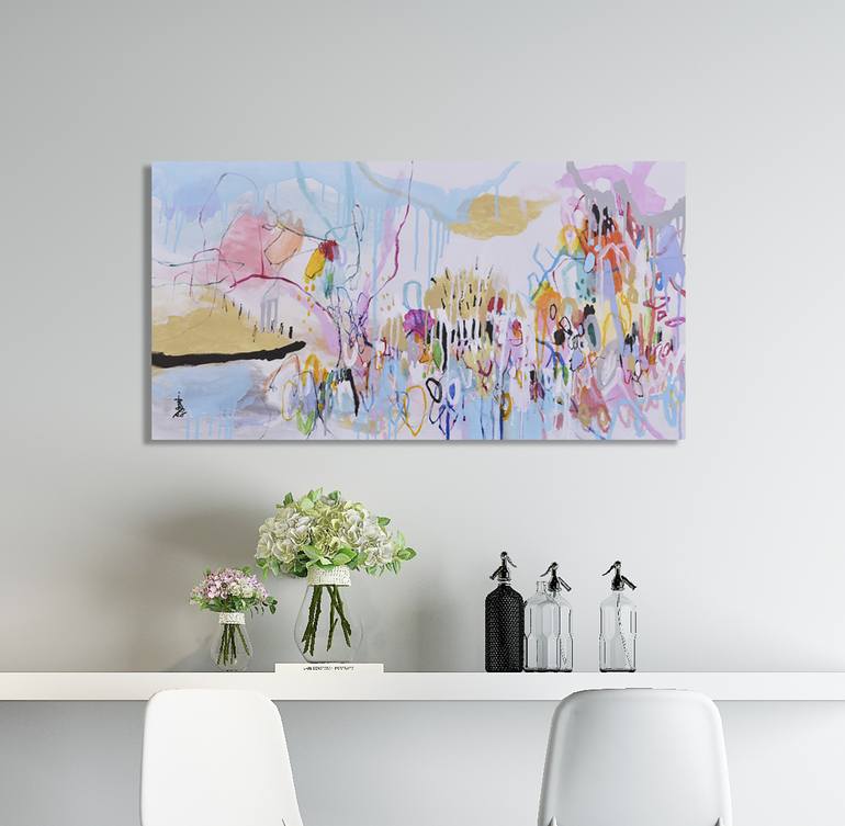 The Village's Got a Happiness Amplifier Painting by Misako Chida ...