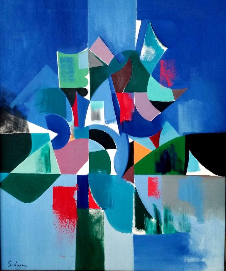 Blue d ream Painting by Alexander Sadoyan | Saatchi Art