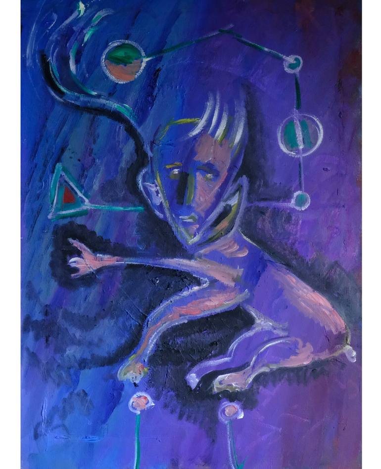 Demon Oil Painting
