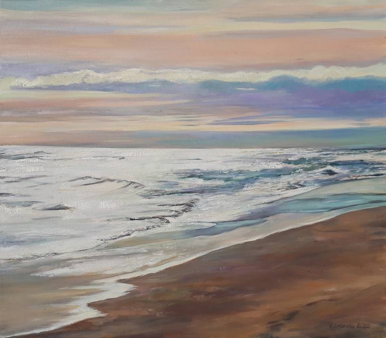 Baltic Sea Painting by Katarzyna Sikorska | Saatchi Art