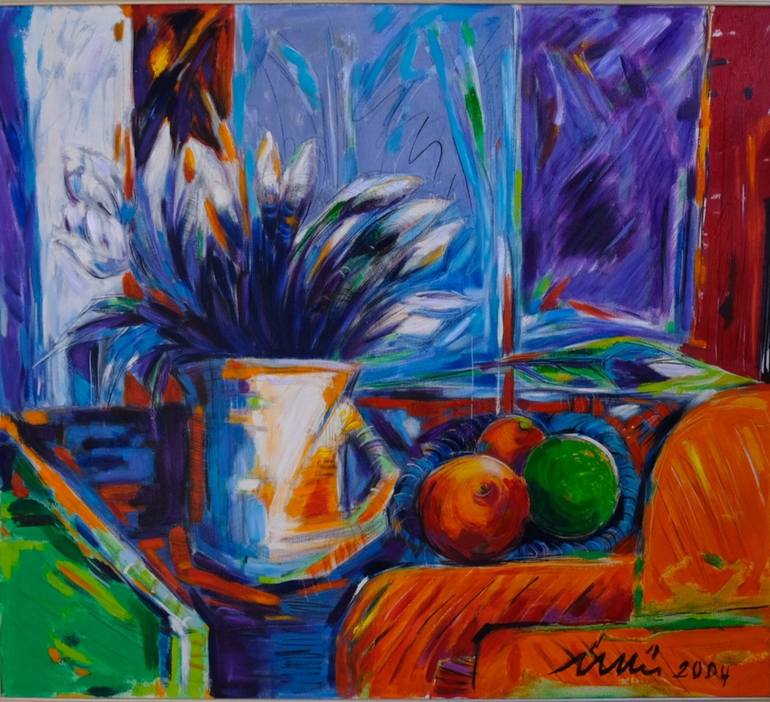 Fruit Festival Painting by Uiku Kaya Karabiber | Saatchi Art