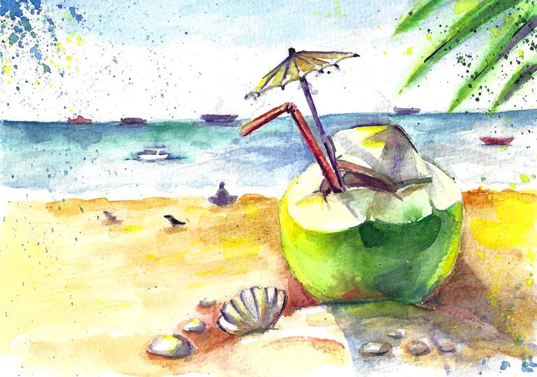 Uae Landscapeof the Beach Drawing: Artistic Inspirations