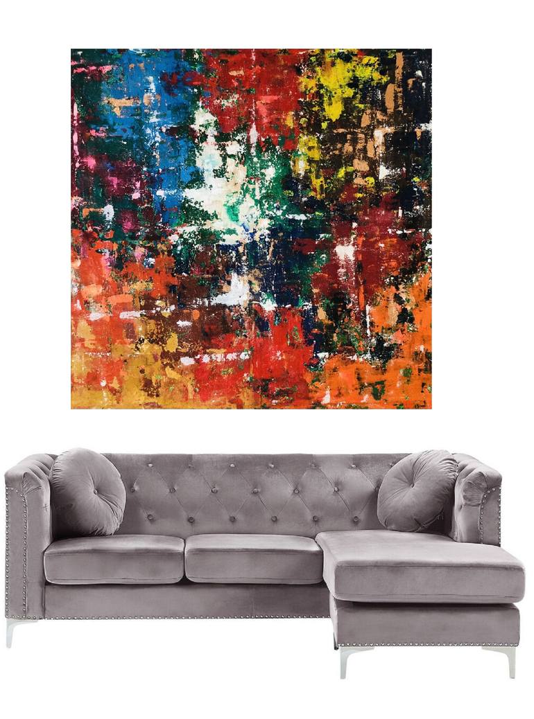 TOTAL RELOADING 2017 Painting by Positiff Art | Saatchi Art