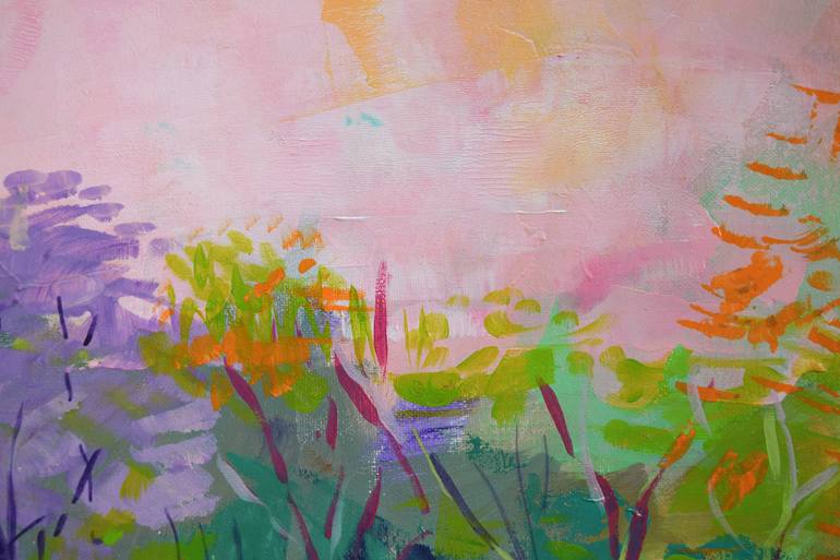 Riverside Painting by Erika Balla | Saatchi Art