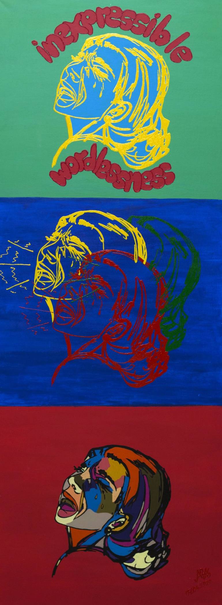 The Hysteric's discourse Painting by Sasha Sabaluev | Saatchi Art