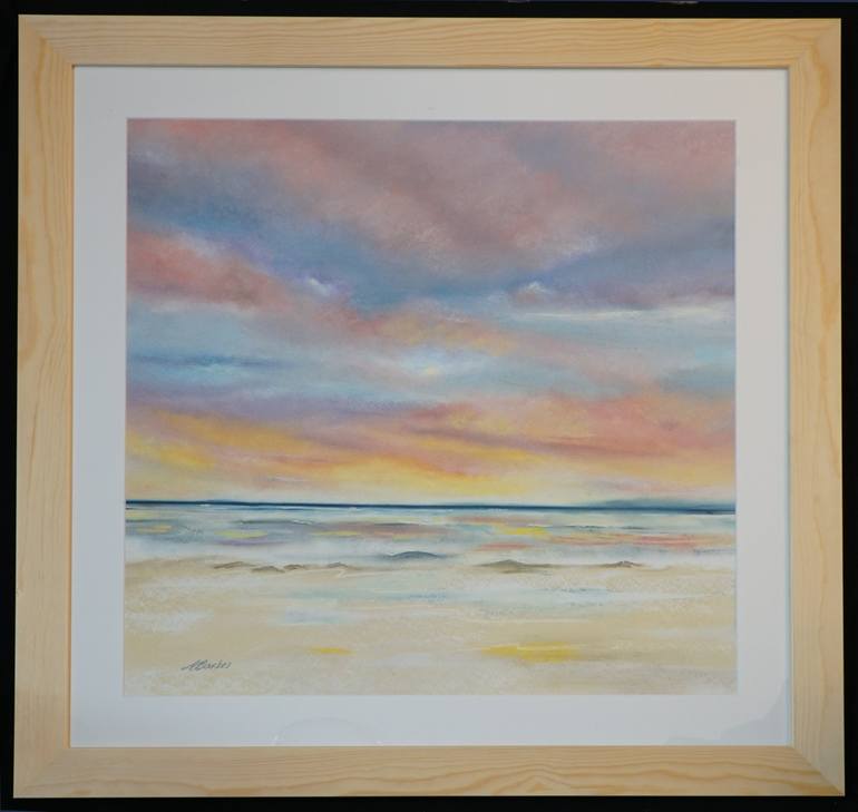 Mellow Sunset Painting by Margaret Baxter | Saatchi Art